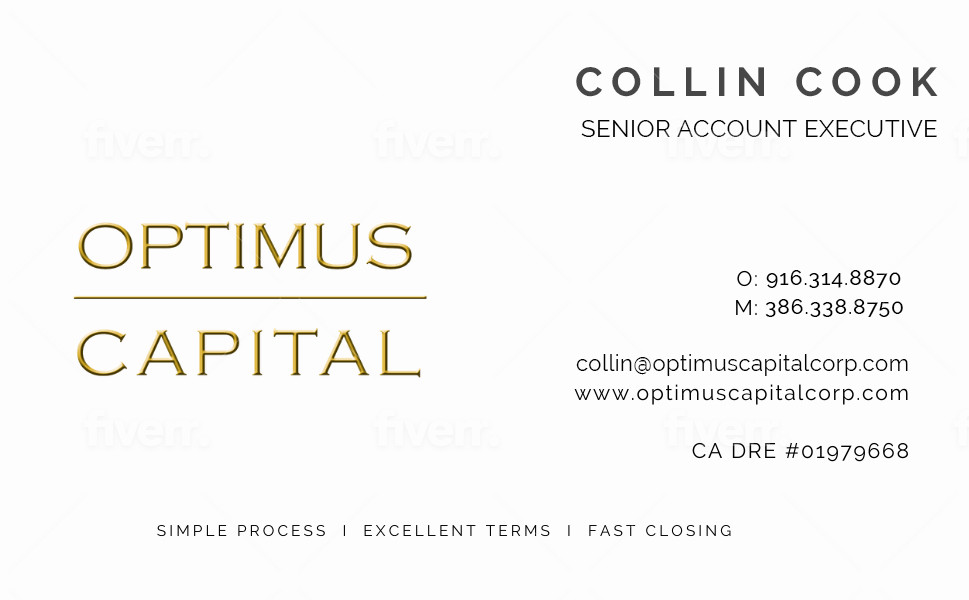 Collin Cook | Optimus Capital, Inc.